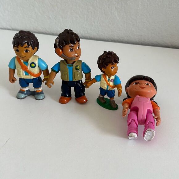 Nickelodeon | Toys | Set Of 4 Go Diego Go And Dora Figures Toys | Poshmark